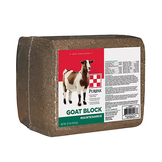 Purina Goat Mineral Block, 33.3 lb. – Tom's Hay Farm