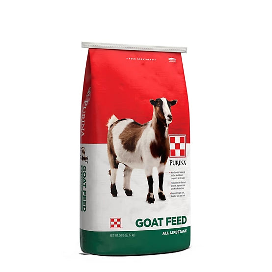 Purina Goat Chow Textured Goat Feed, 50 lb. Bag – Tom's Hay Farm